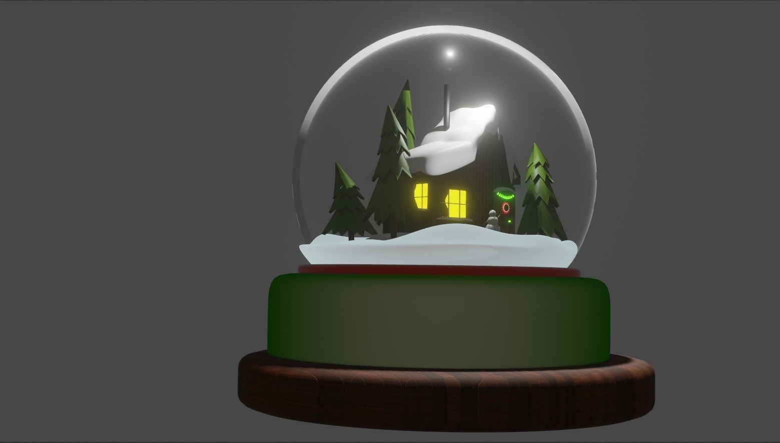 xmas glass ball 3D model 3D printable | CGTrader