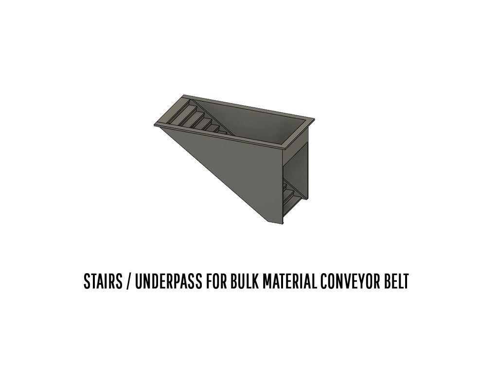BUILD-0015 Bulk Material Handling set H0-scale 3D model 3D printable ...