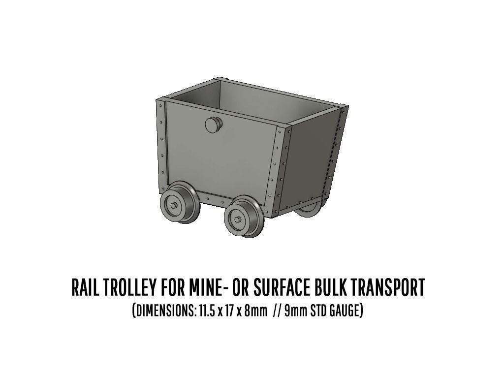 BUILD-0015 Bulk Material Handling set H0-scale 3D model 3D printable ...