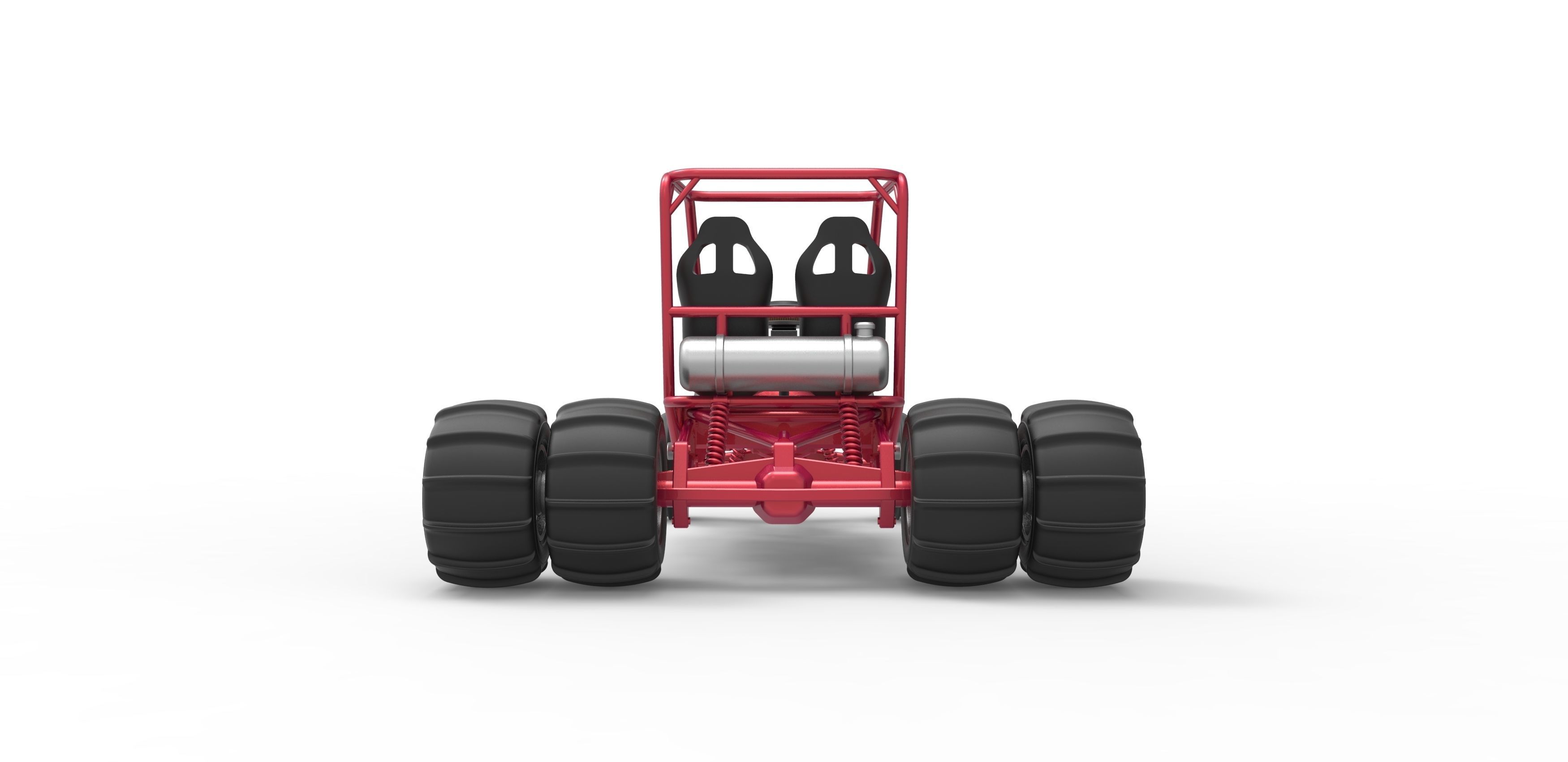 Diecast old school water pumper Sand buggy Scale 1 to 25 3D model 3D ...