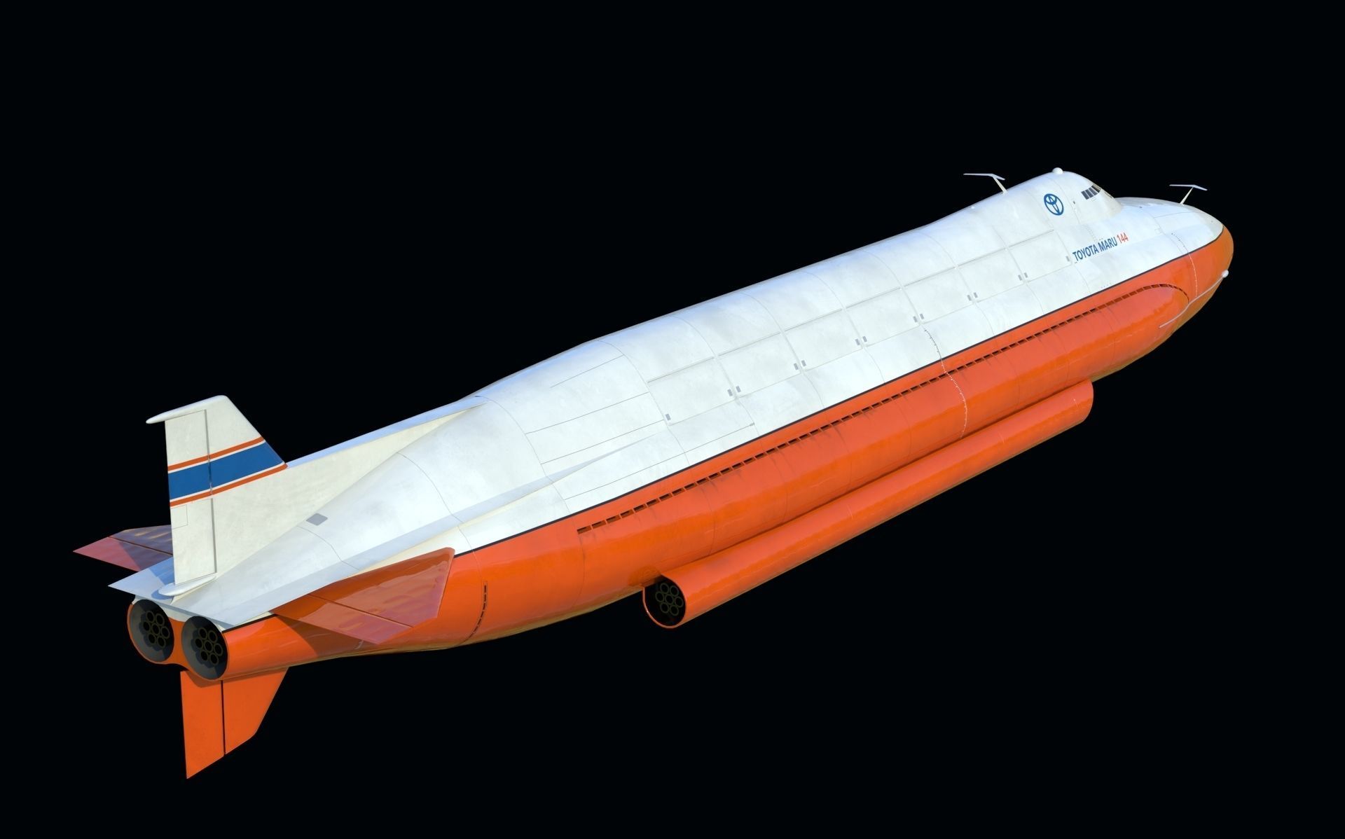 MHD Drive-Powered cargo Submarine 3D model | CGTrader