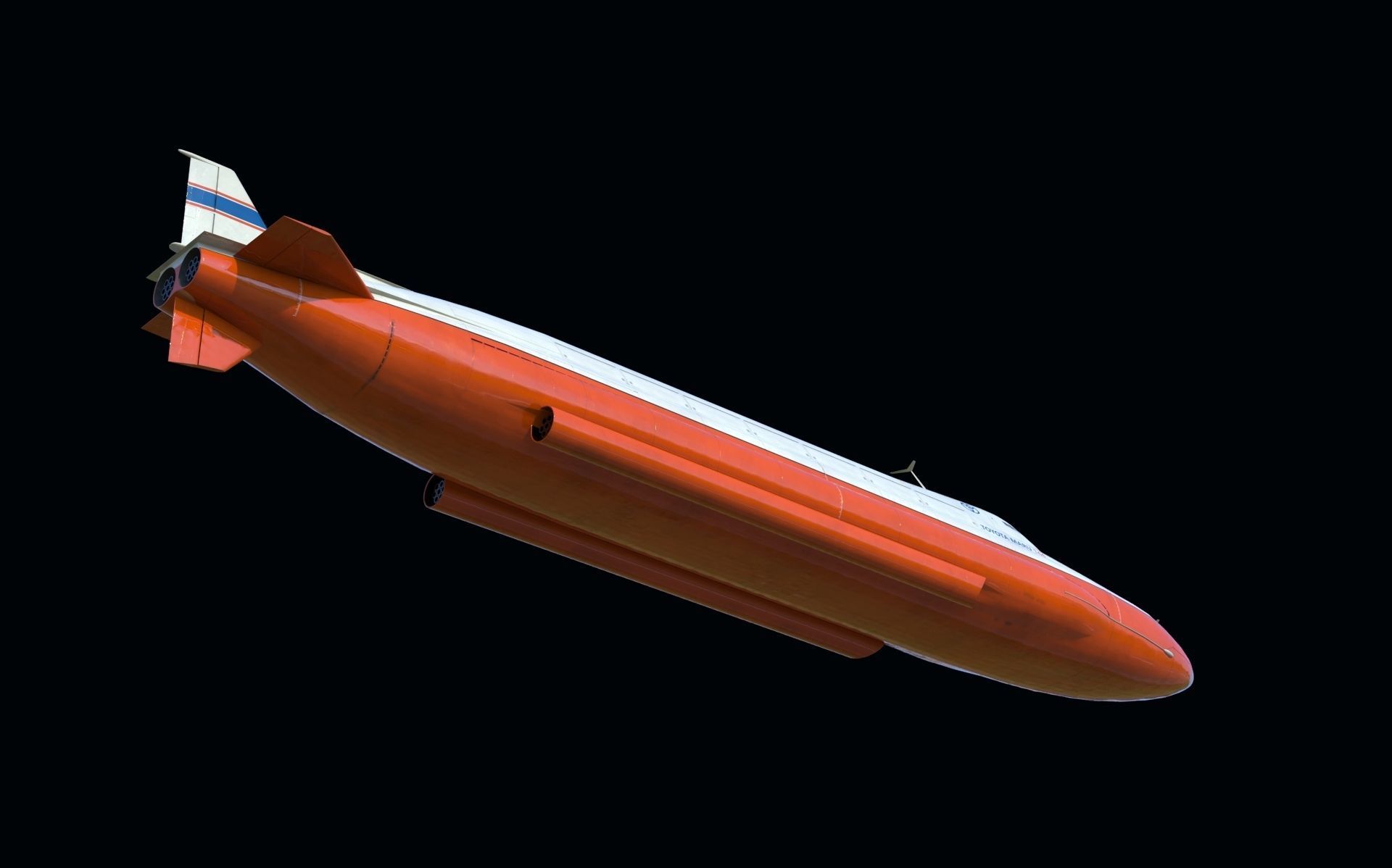 MHD Drive-Powered cargo Submarine 3D model | CGTrader