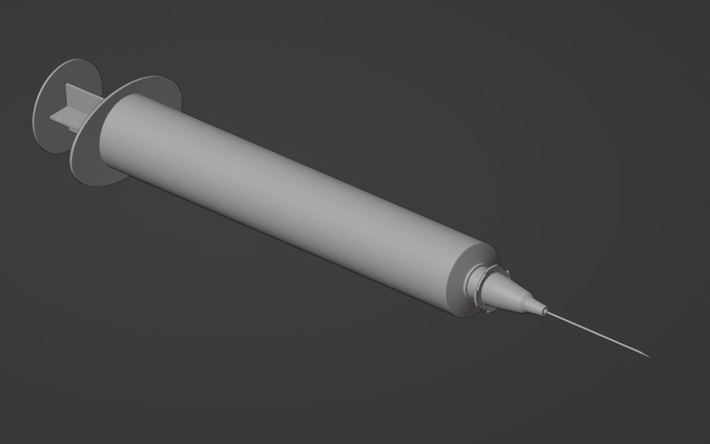 3D model Syringe VR / AR / low-poly | CGTrader