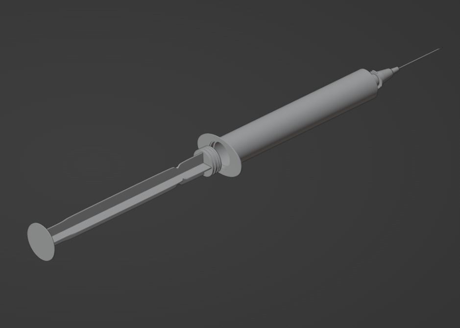 3D model Syringe VR / AR / low-poly | CGTrader