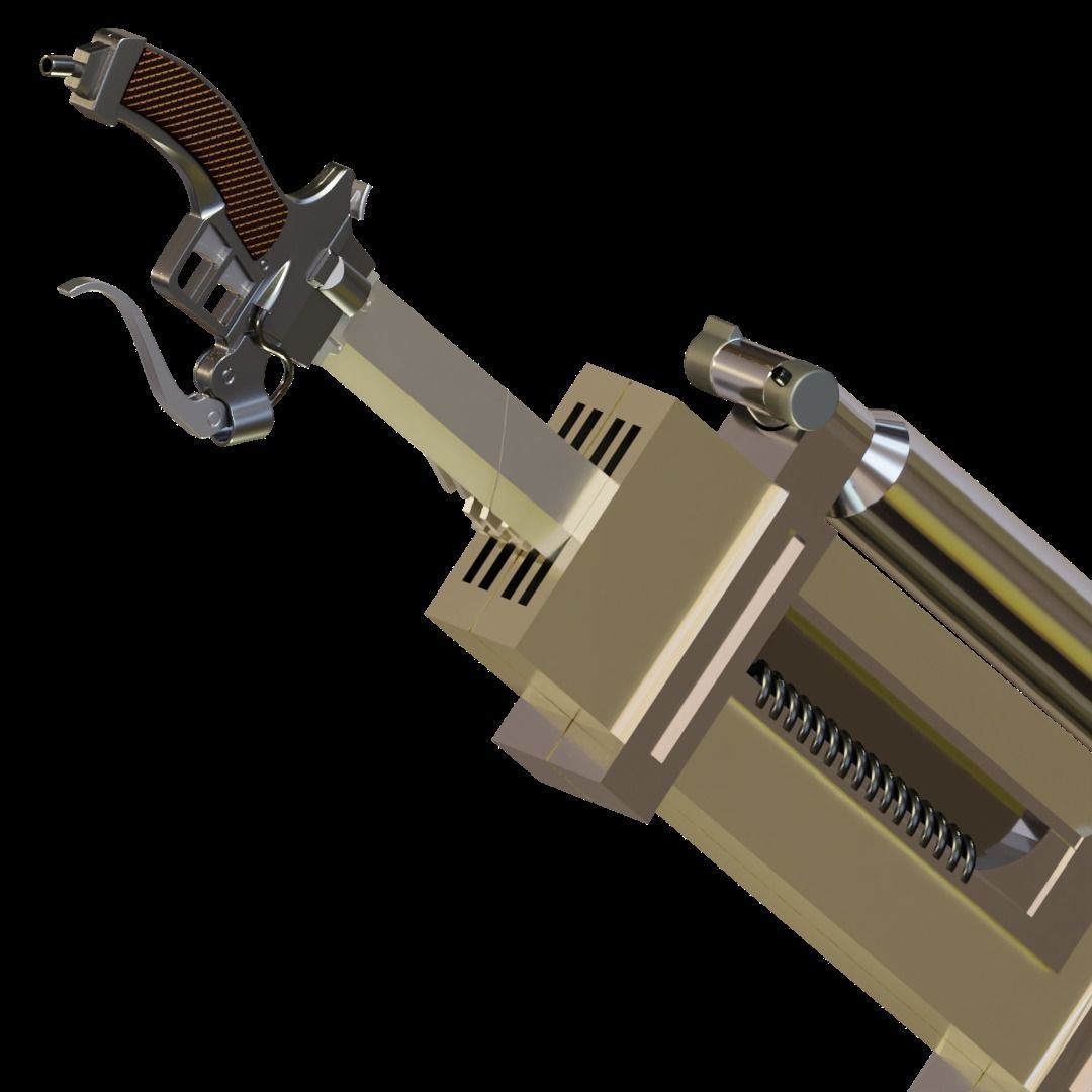 Attack On Titan 3D maneuver gear ODM sword 3D model 3D printable | CGTrader