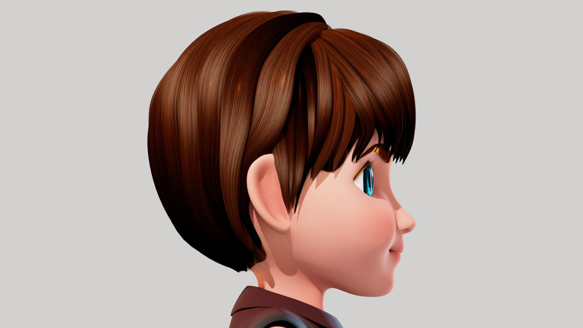 Cartoon Boy Sam 3D model | CGTrader