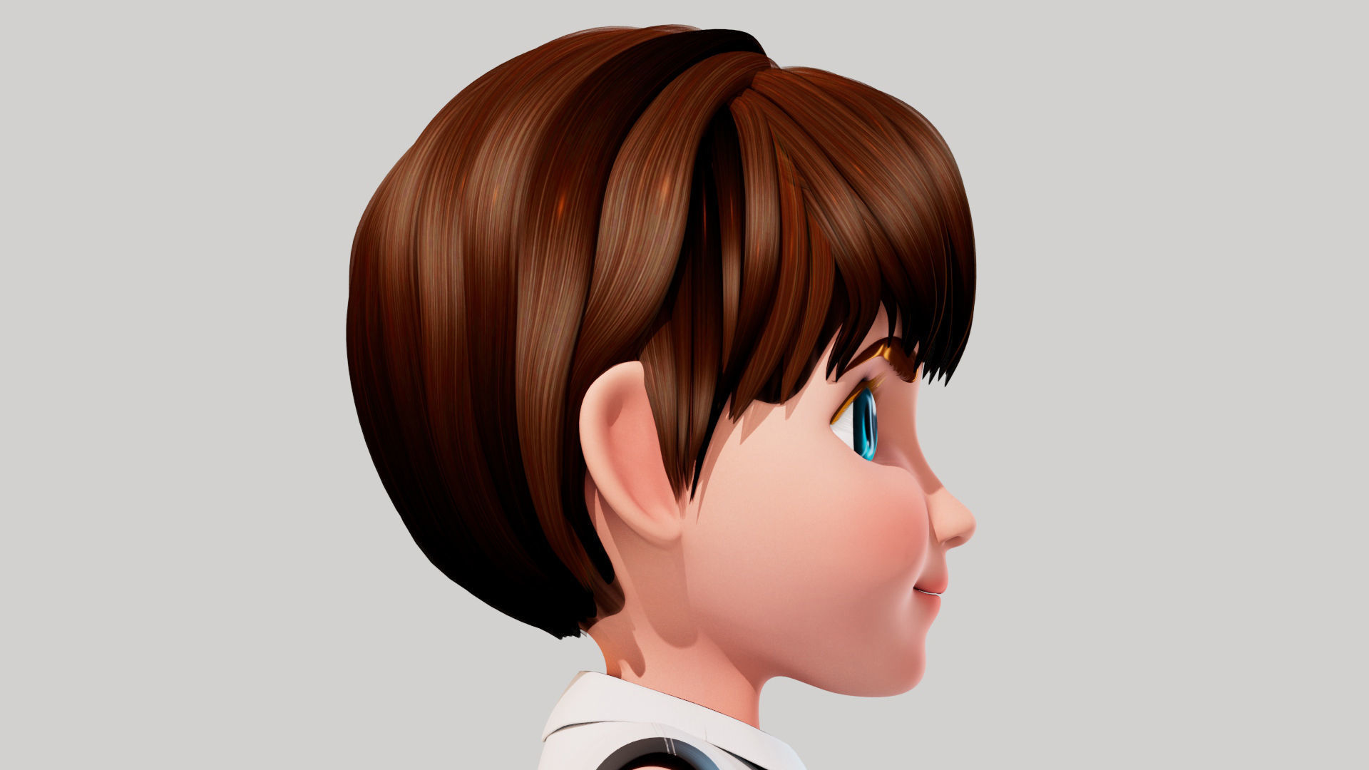 Cartoon Boy Sam 3D model | CGTrader