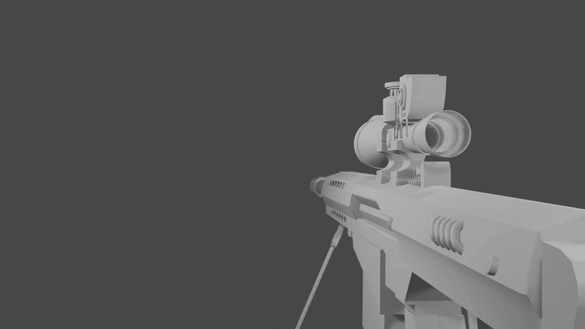 3D model Sniper rifle gun 3d model VR / AR / low-poly | CGTrader