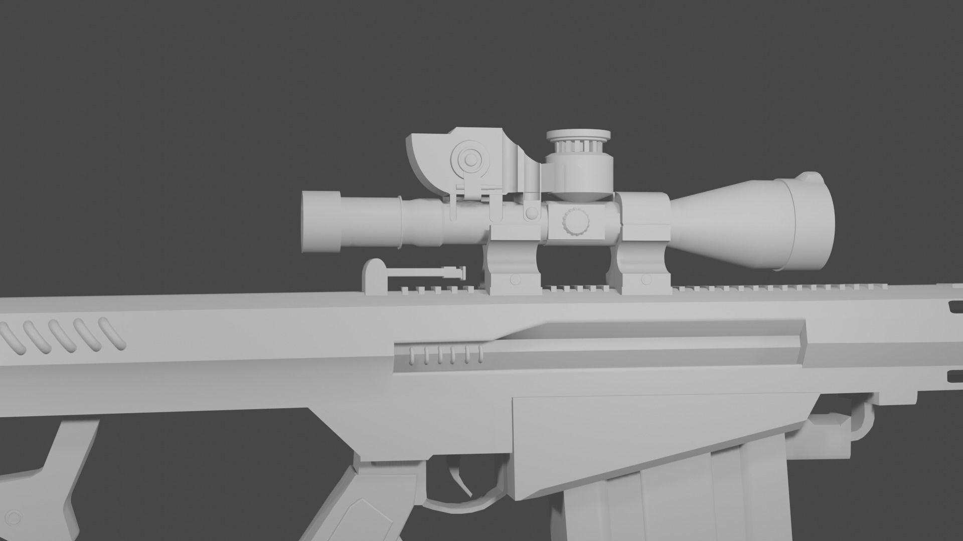 3D model Sniper rifle gun 3d model VR / AR / low-poly | CGTrader