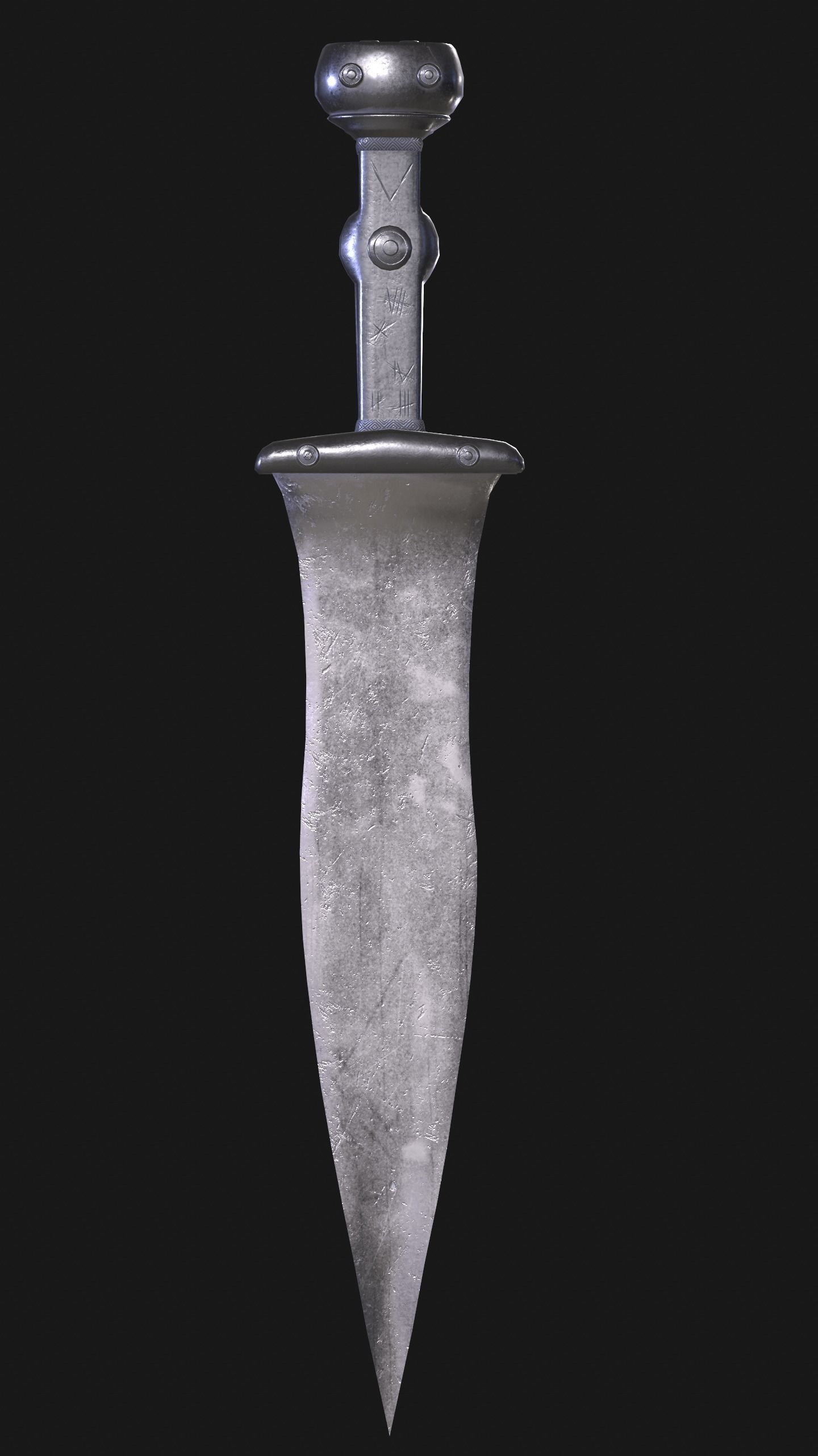 3D model The Roman dagger Pugio Mortuum VR / AR / low-poly | CGTrader