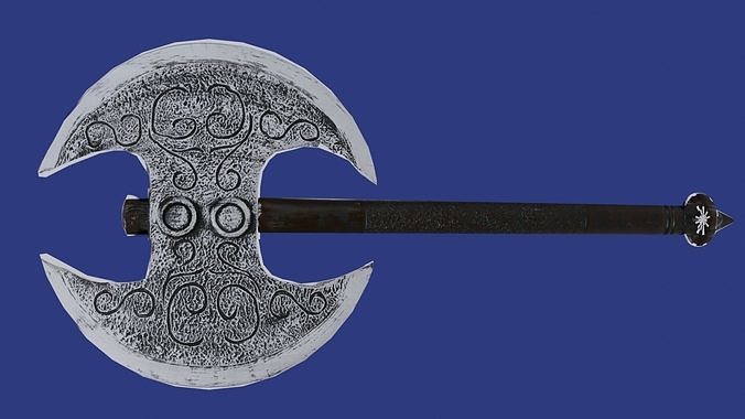 3D model war axe weapon game ready VR / AR / low-poly | CGTrader