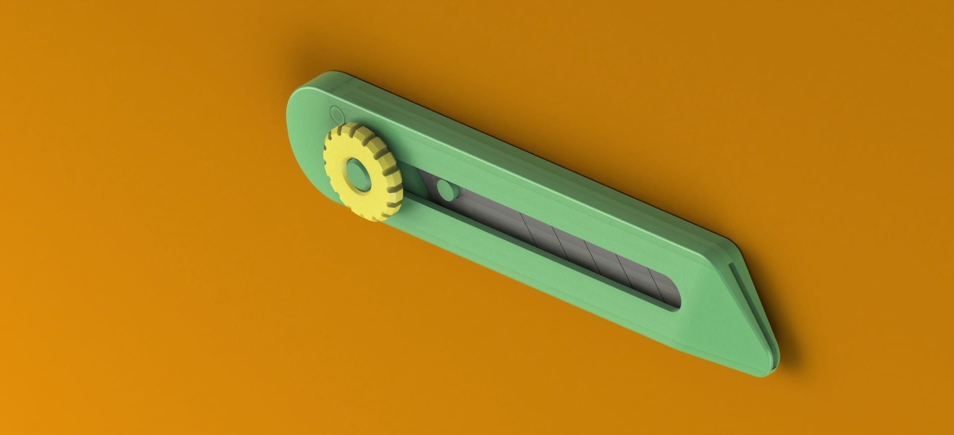 utility knife design 3D model 3D printable | CGTrader
