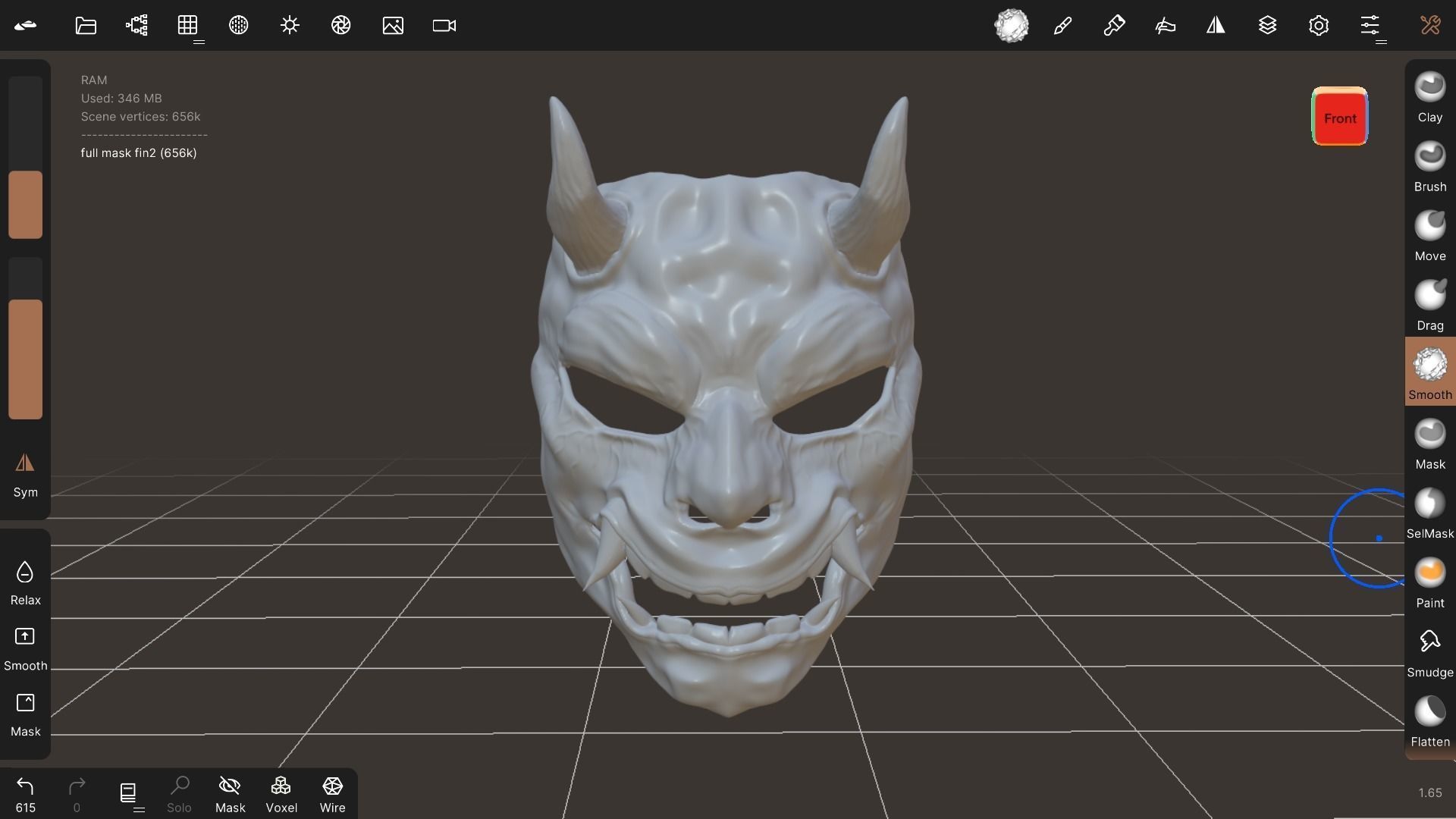 Oni demon 3D model 3D printable | CGTrader