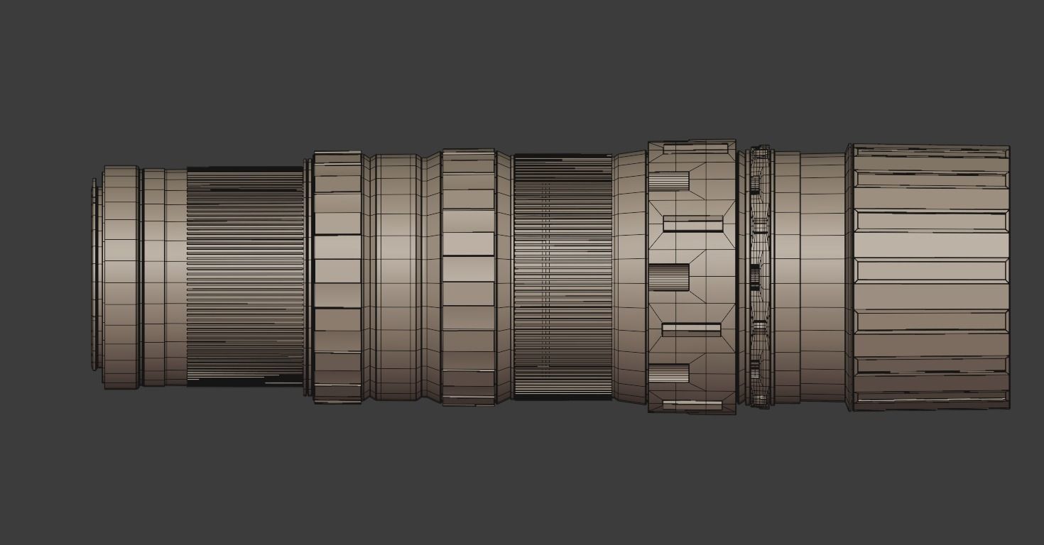 3D model Camera Lens Custom 2 VR / AR / low-poly | CGTrader