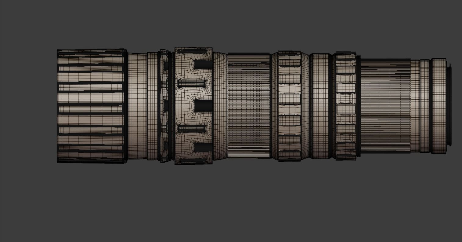 3D model Camera Lens Custom 2 VR / AR / low-poly | CGTrader