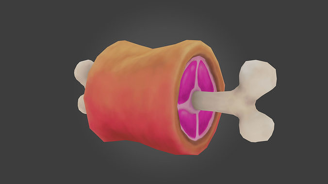 3D model Stylized Meat Game Asset VR / AR / low-poly | CGTrader