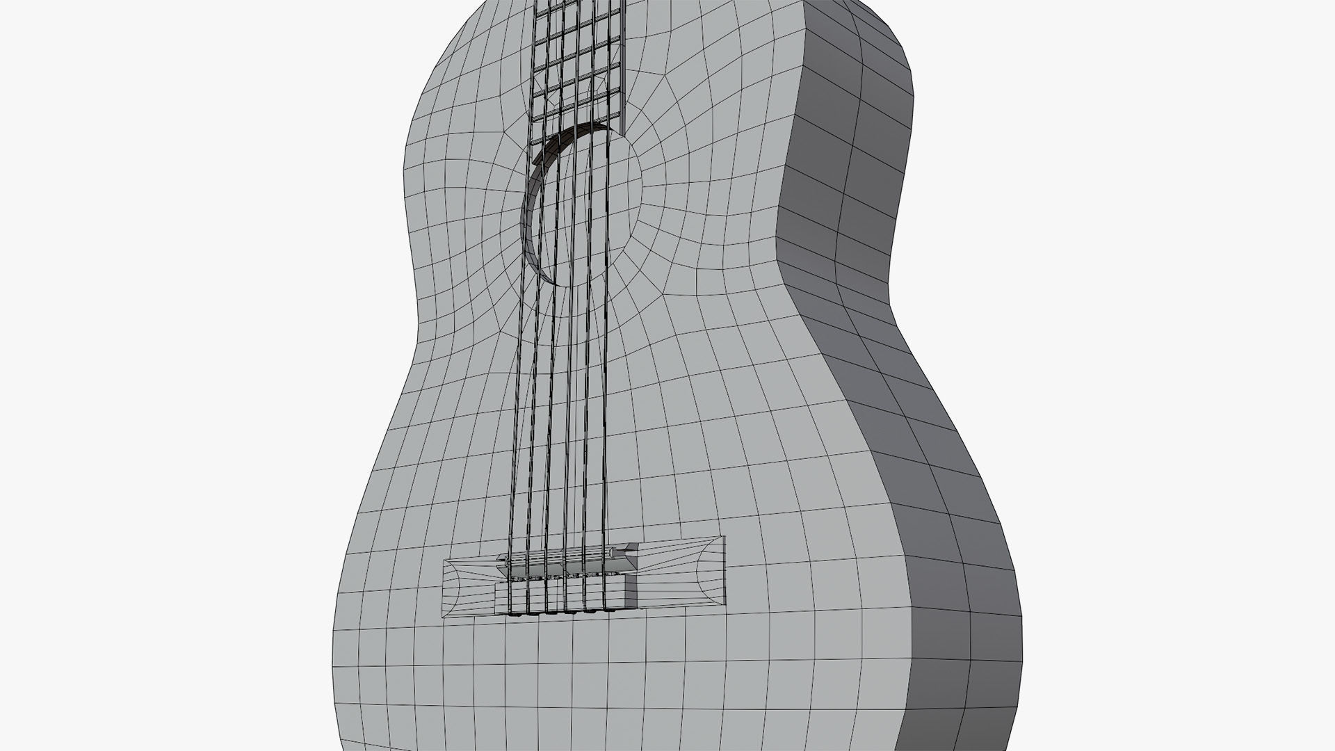 3D model Acoustic Guitar VR / AR / low-poly | CGTrader