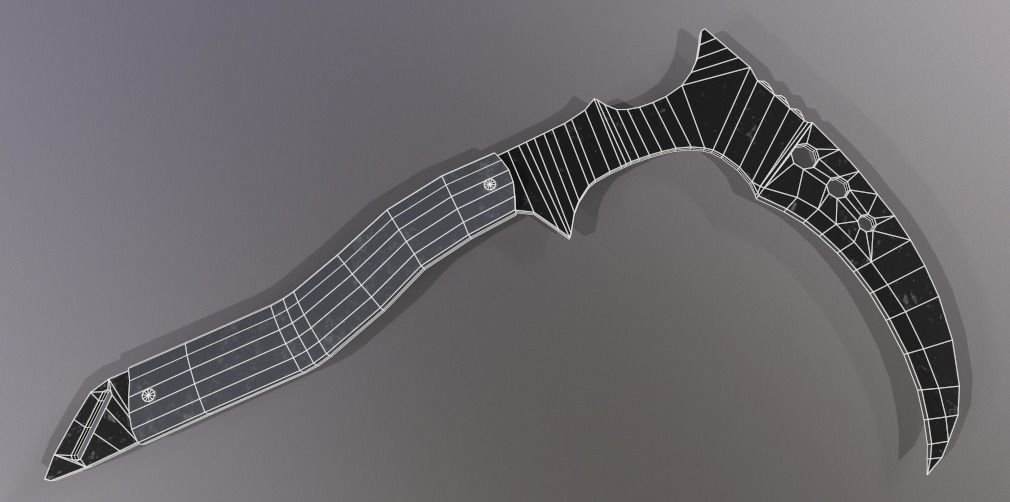 3D model Modern Scythe VR / AR / low-poly | CGTrader