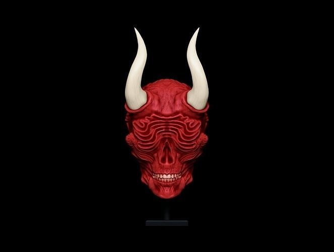 ONI SKULL 3D model 3D printable | CGTrader
