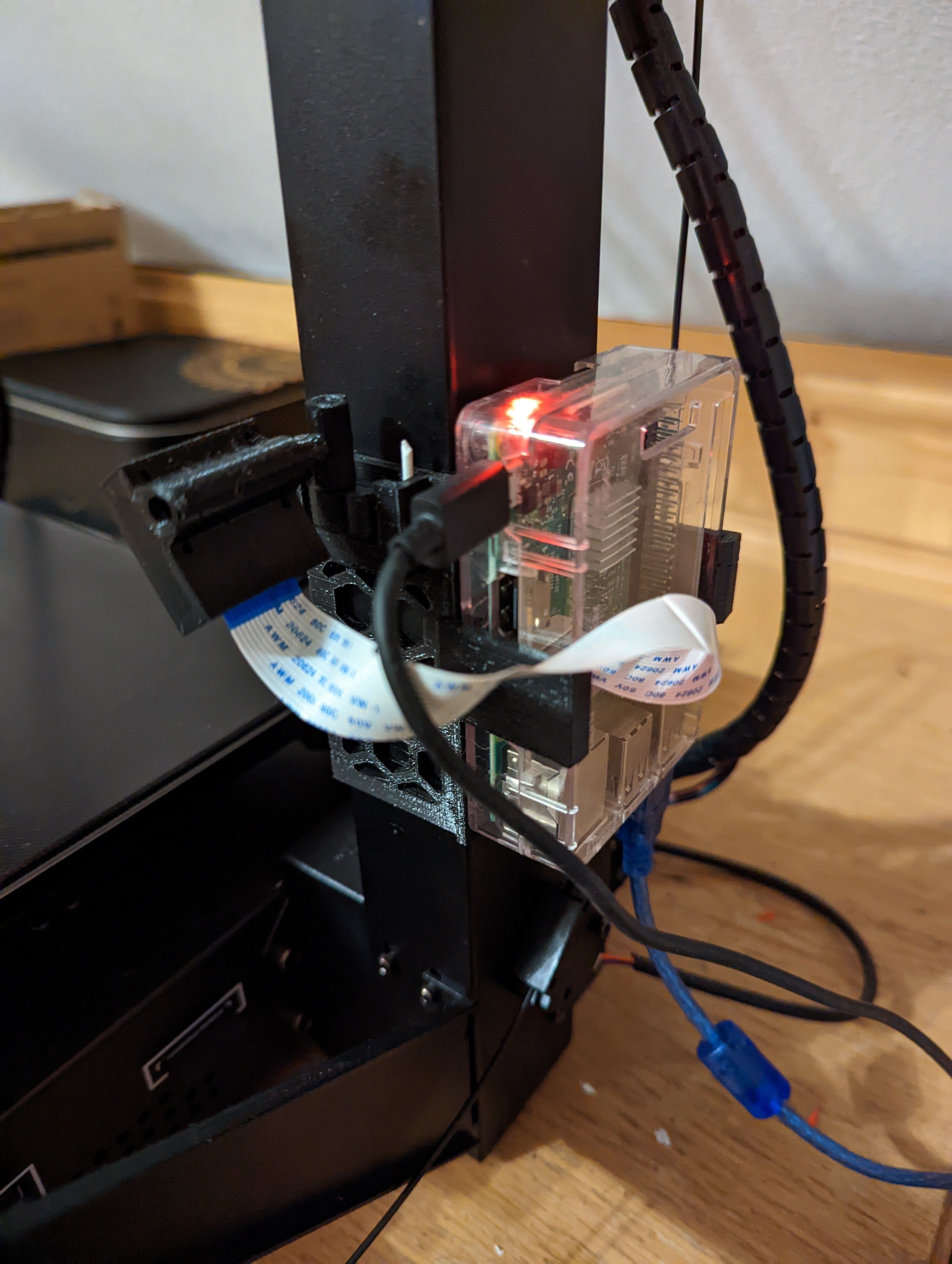 Anycubic i3 Mega and i3 Mega Pro raspberry Pi mount free 3D model 3D ...