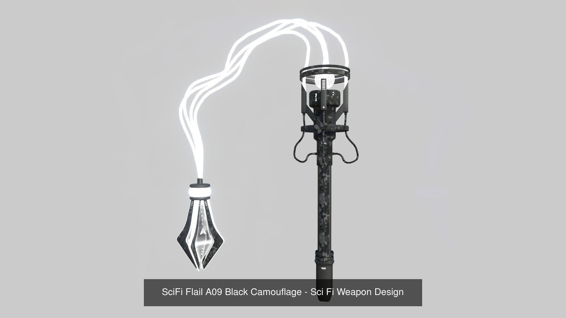 10 SciFi Flails A Collection - Sci Fi Weapon Design VR / AR / low-poly ...