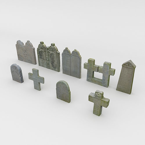 Old Tombstone Pack - 8k Textures 3D model | CGTrader