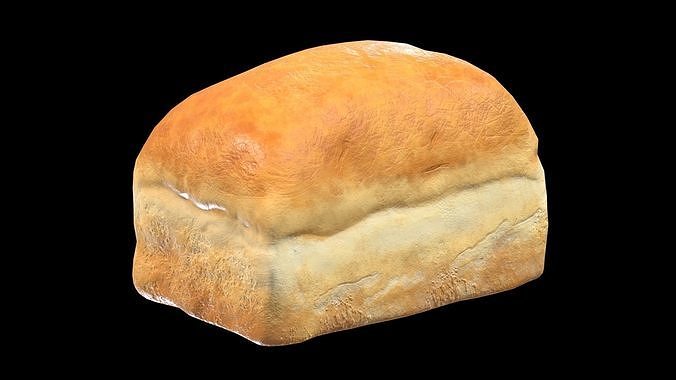 3D model Supermarket Bread 01 Low Poly PBR Realistic VR / AR / low-poly ...
