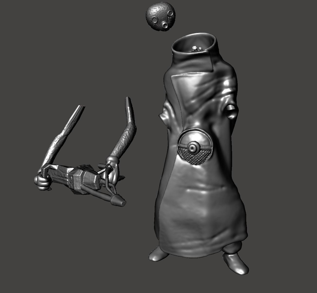 HALF-LIFE 2 CREMATOR - HL2 BETA ENEMY HIGH POLY STL 3D model 3D printable | CGTrader