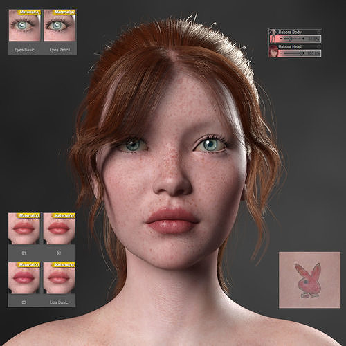 Babora High Quality Textures for G8-1 Female Texture | CGTrader