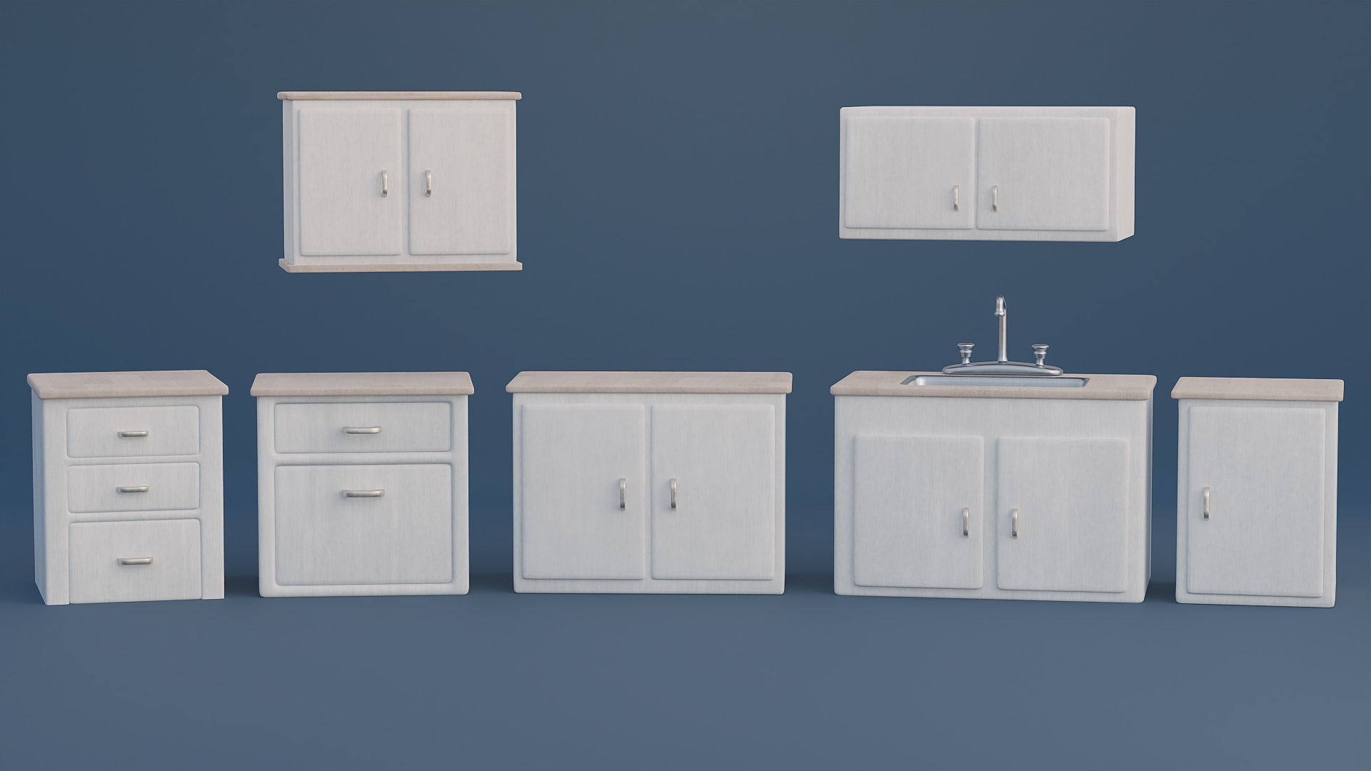 Stylized Kitchen Kit 3D model | CGTrader