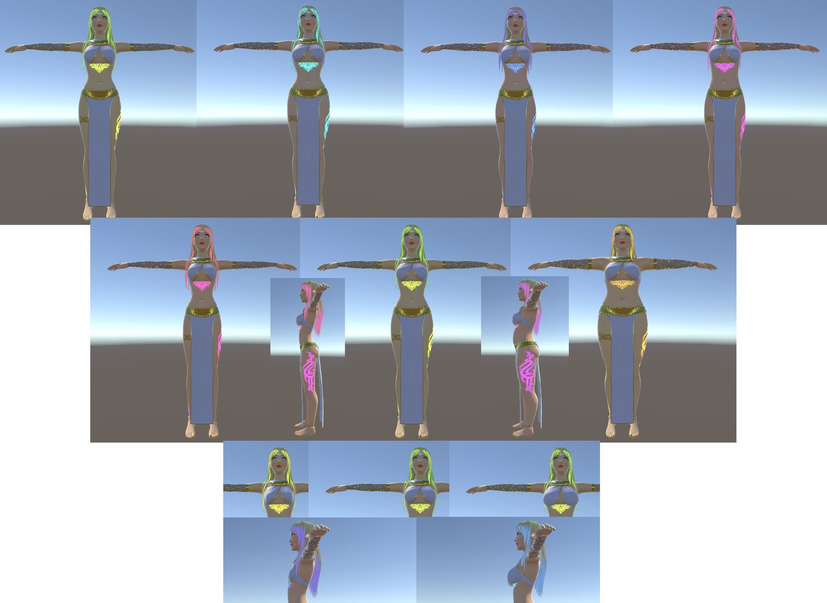 3D model Bellydancer PC only VRChat model VR / AR / low-poly | CGTrader