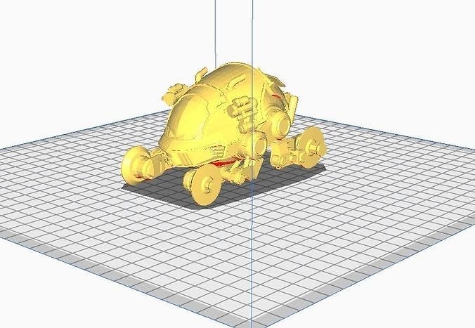 ROCKET LEAGUE Scarab 3D model 3D printable | CGTrader
