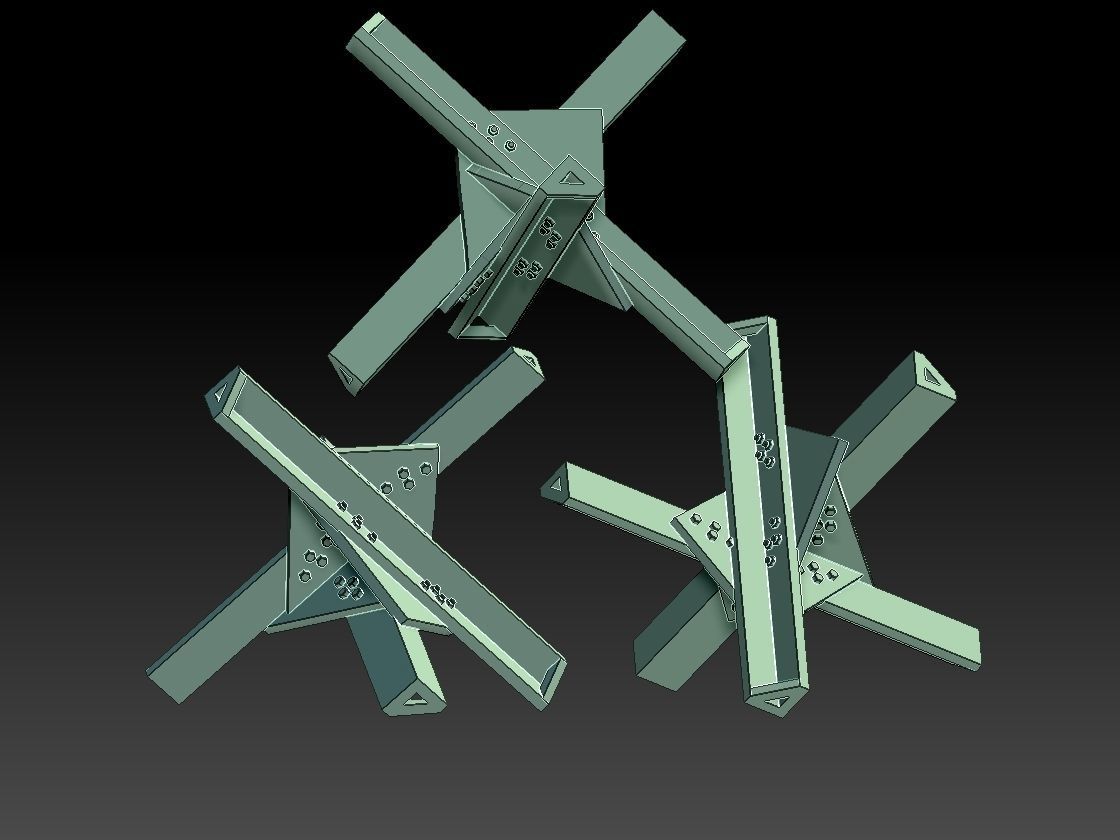 Hedgehog Anti Tank 3D model 3D printable | CGTrader
