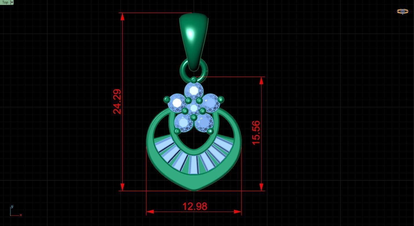 Pendant 3dm stl render 3D print model 3D model 3D printable | CGTrader