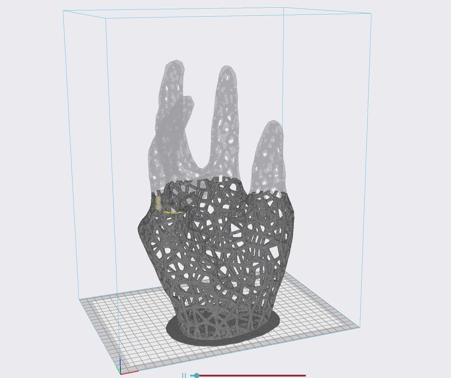 Hand solid mesh 3D model 3D printable | CGTrader