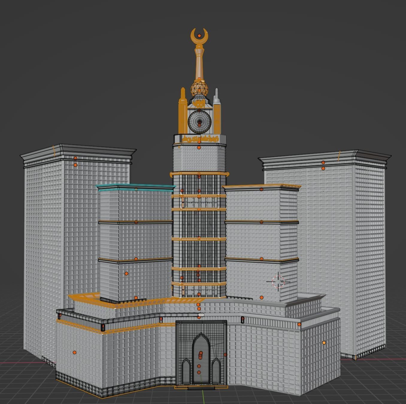 SAUDI KSA MECCA TOWER free 3D model | CGTrader