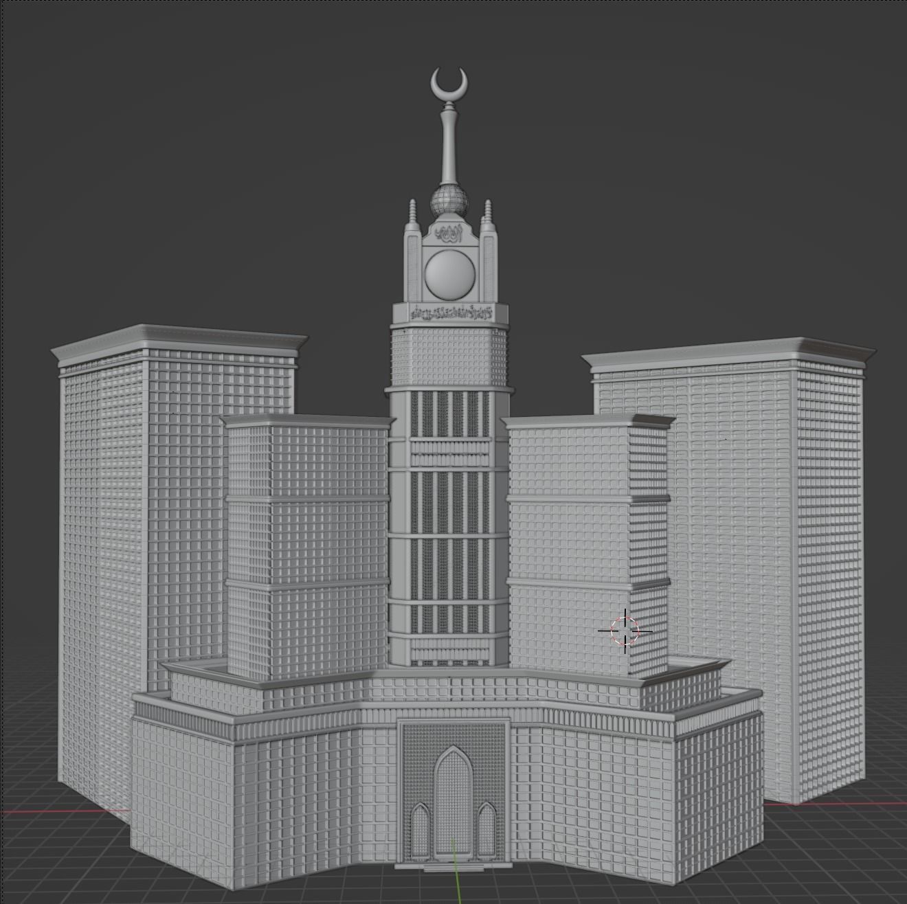 SAUDI KSA MECCA TOWER free 3D model | CGTrader