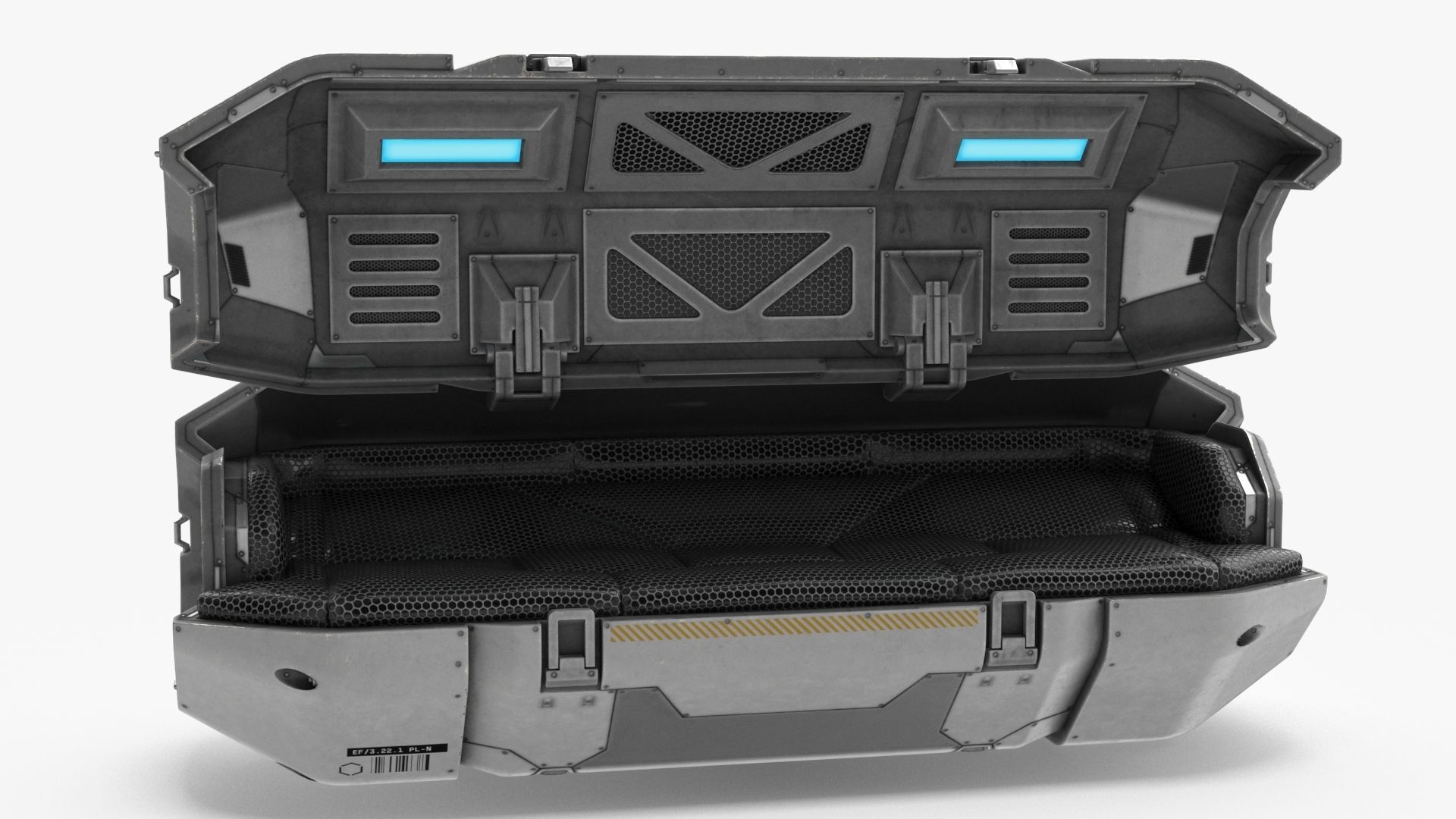 3D model Sci Fi Sleep Capsule VR / AR / low-poly | CGTrader