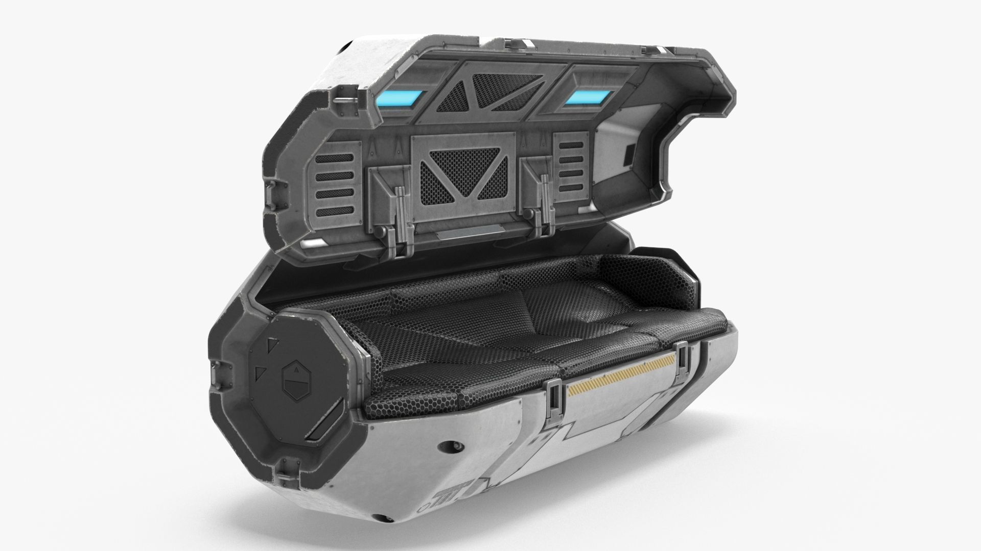 3D model Sci Fi Sleep Capsule VR / AR / low-poly | CGTrader