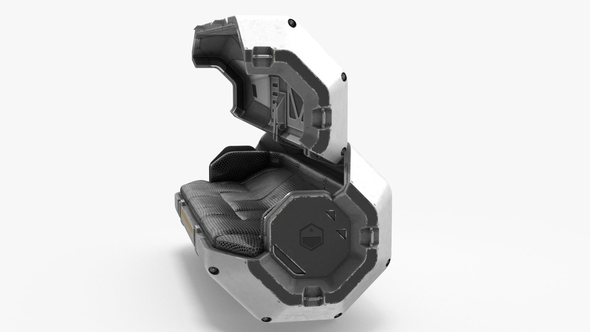 3D model Sci Fi Sleep Capsule VR / AR / low-poly | CGTrader