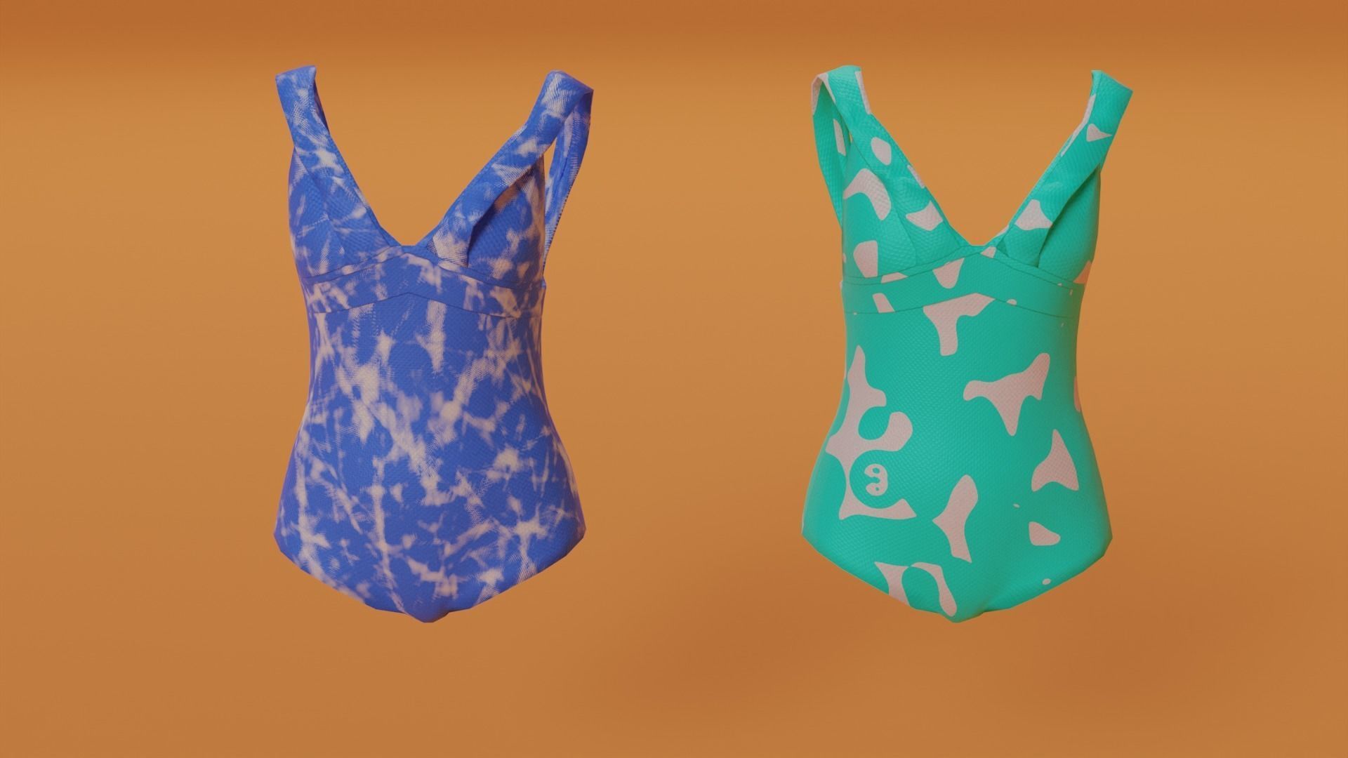 3D model Swimwear costumes pack VR / AR / low-poly | CGTrader