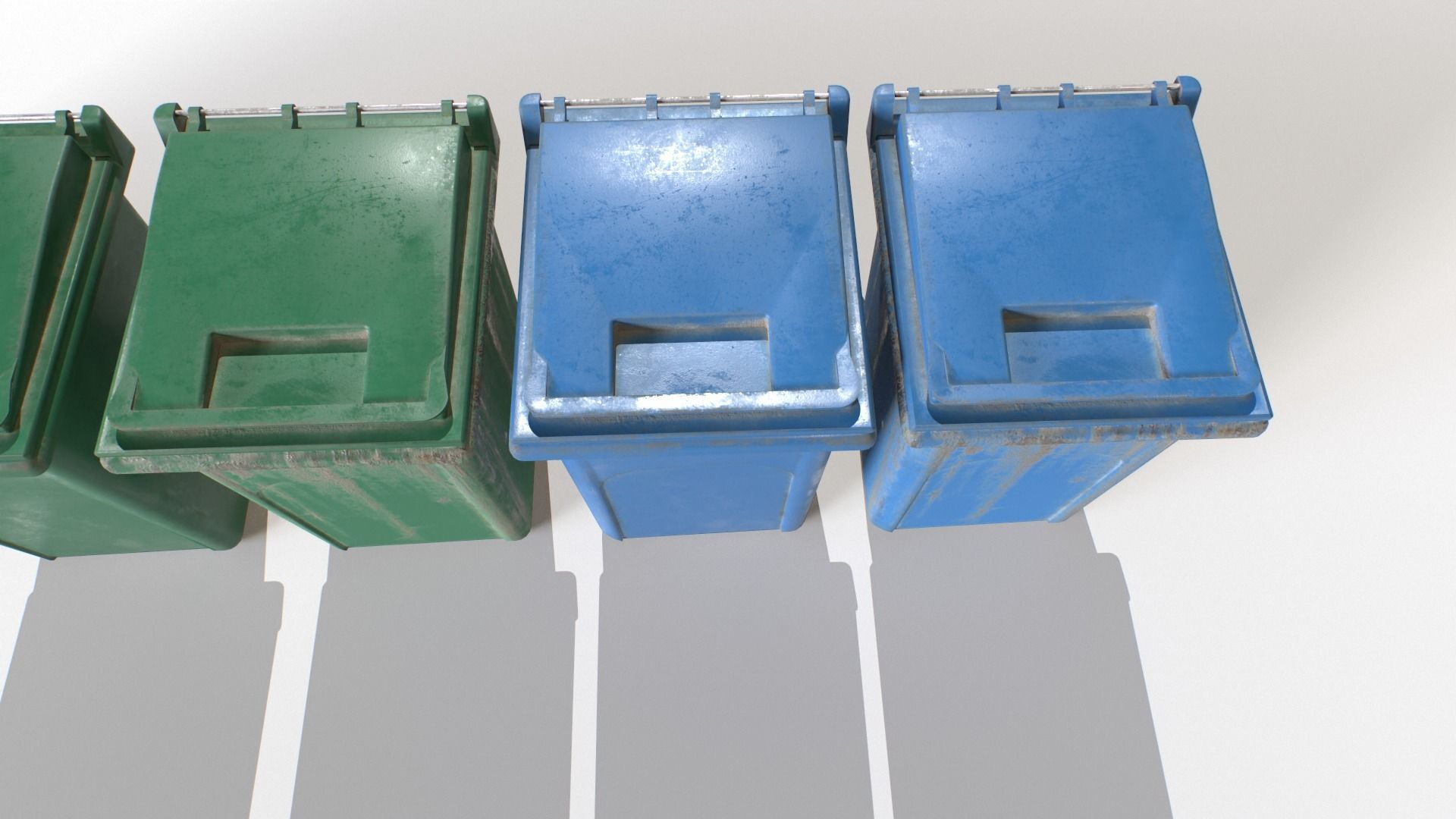3D model Trash Can 4 VR / AR / low-poly | CGTrader