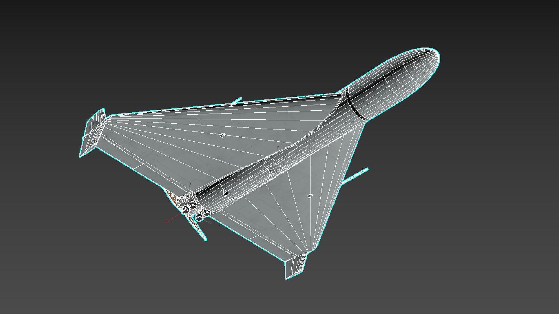 3D model Shahed-136 Kamikaze Drone Geranium-2 VR / AR / low-poly | CGTrader