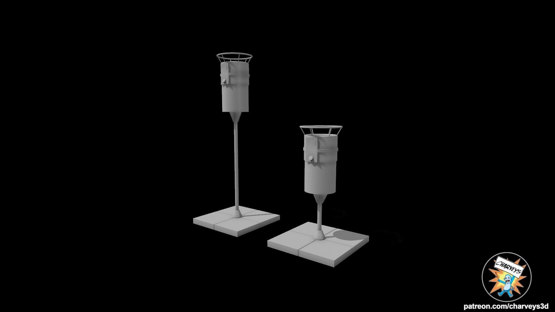 Star Wars Yavin Rebel Sentry Tower for action figures 3D model 3D ...