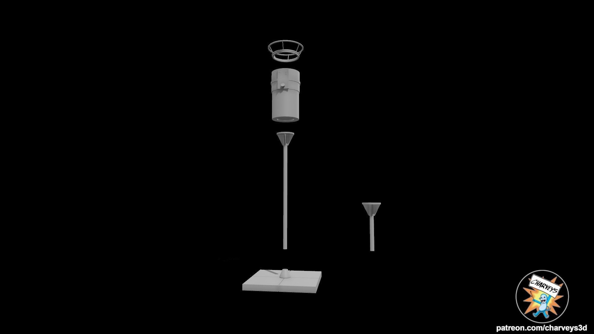 Star Wars Yavin Rebel Sentry Tower for action figures 3D model 3D ...