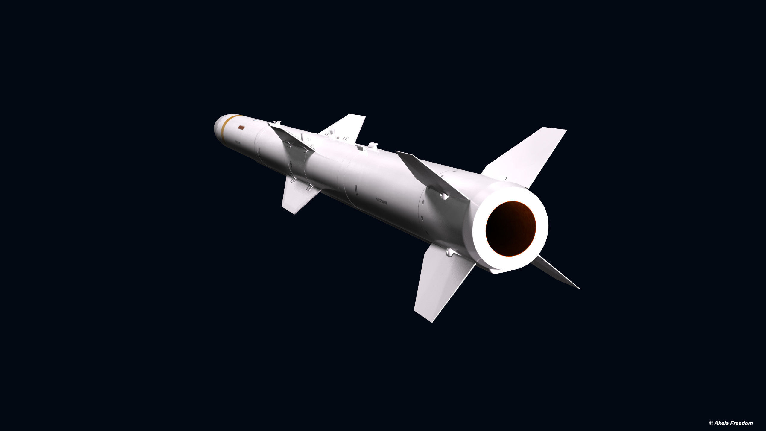 PL-15 Missile 3D model animated | CGTrader