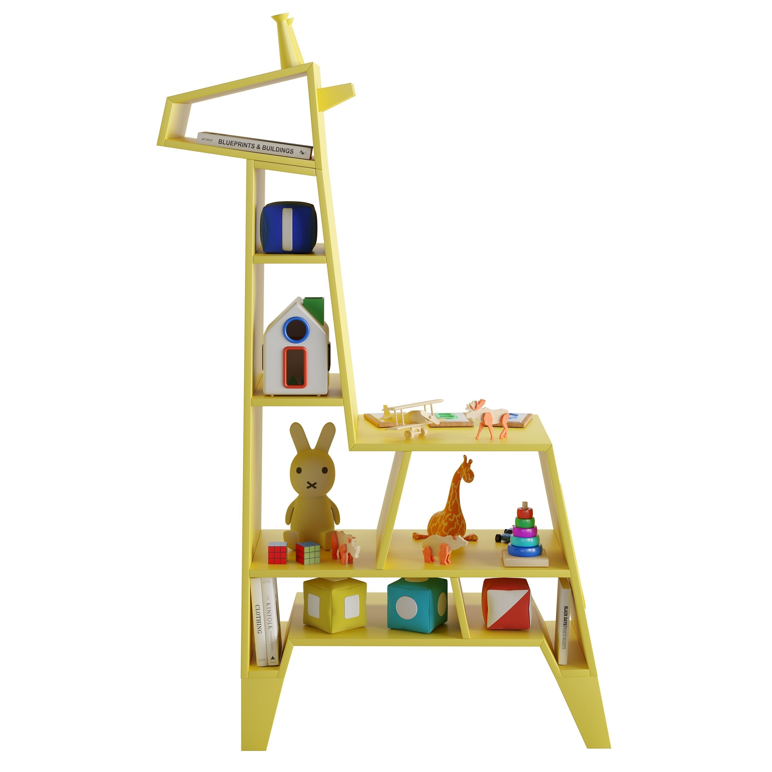 Giraffe Shelf 3D model | CGTrader