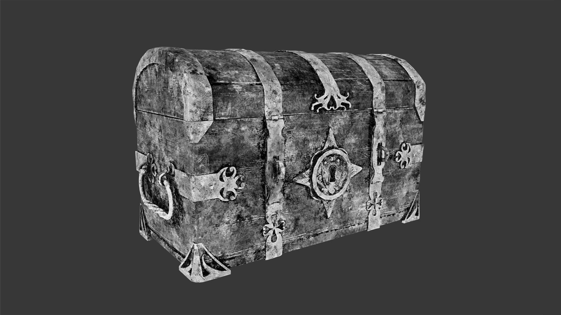 Realistic Wooden treasure 3D model | CGTrader