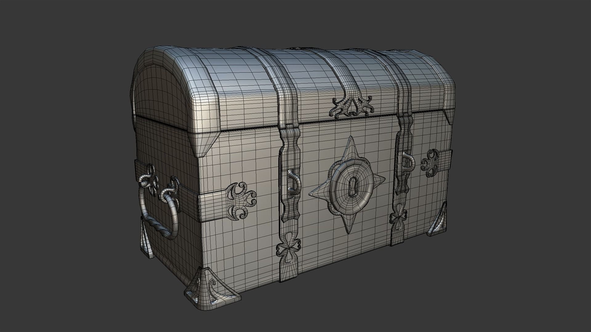 Realistic Wooden treasure 3D model | CGTrader