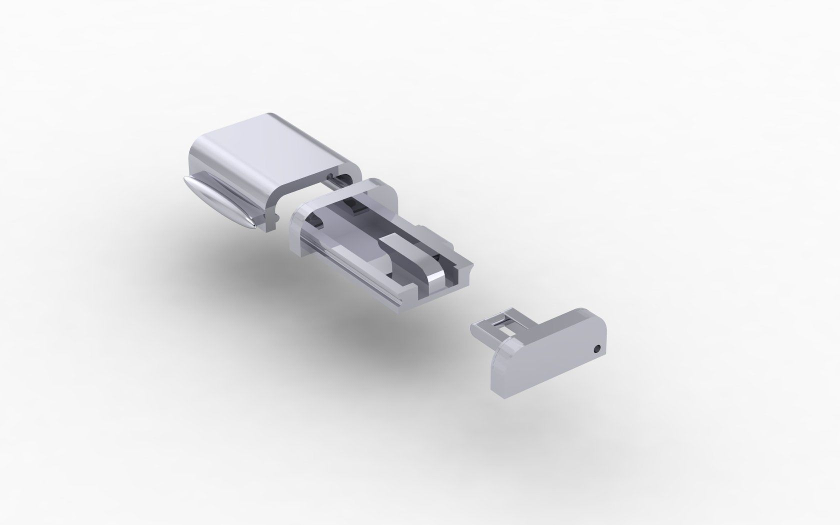 lock clasp for bracelet chain free 3D model 3D printable | CGTrader